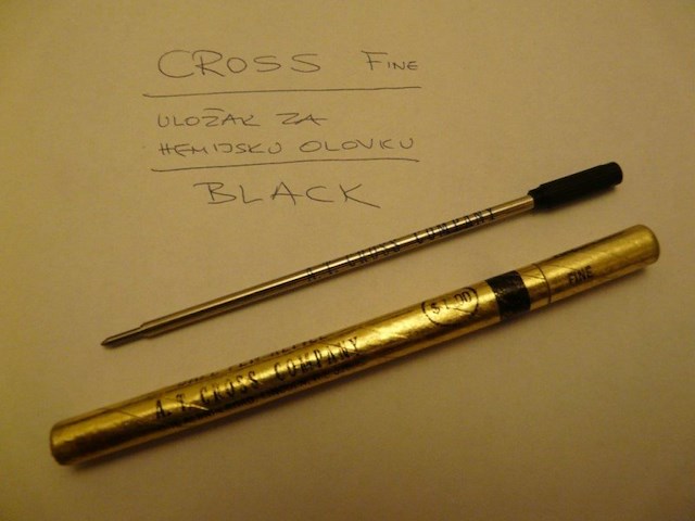 CROSS - crni uložak za hemijsku olovku