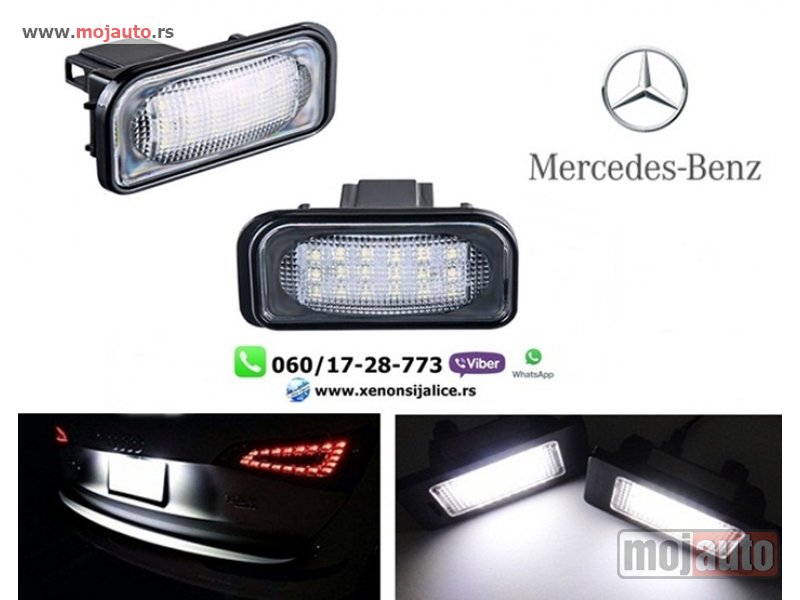 Led sijalice svetla za tablicu mercedes model 1