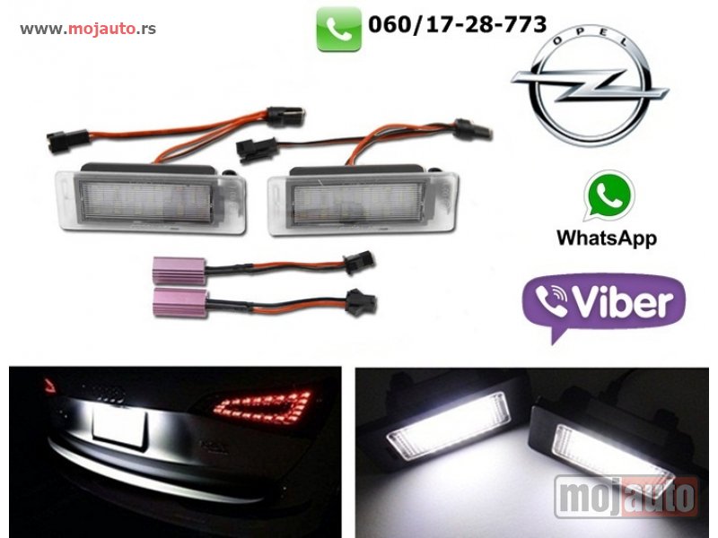 Led sijalice svetla za tablicu opel model 2