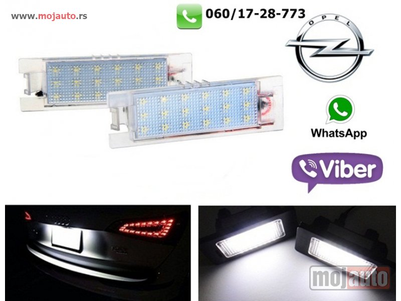 Led sijalice svetla za tablicu opel model 1