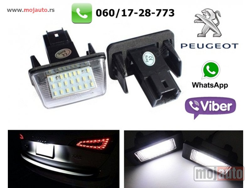 Led sijalice svetla za tablicu peugeot model 2