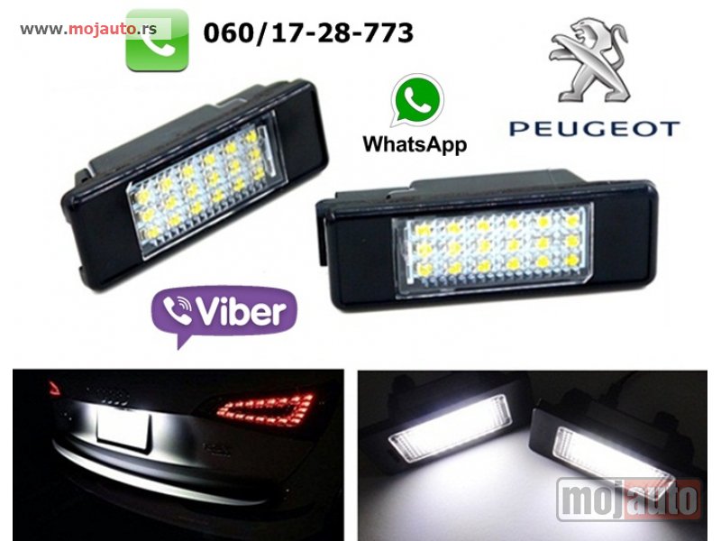 Led sijalice svetla za tablicu peugeot model 1