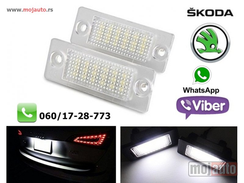 Led sijalice svetla za tablicu skoda model 2