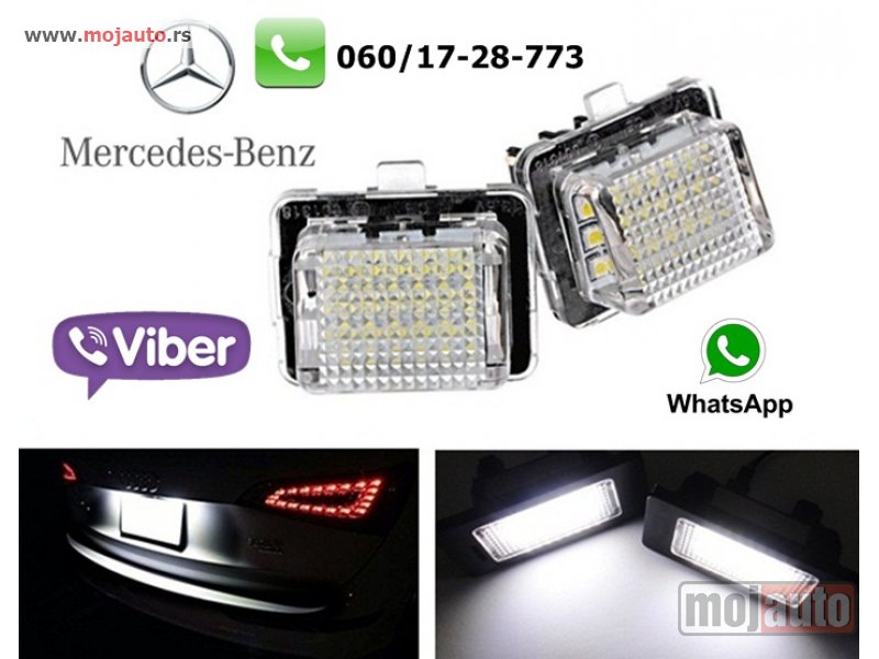 Led sijalice svetla za tablicu mercedes model 3