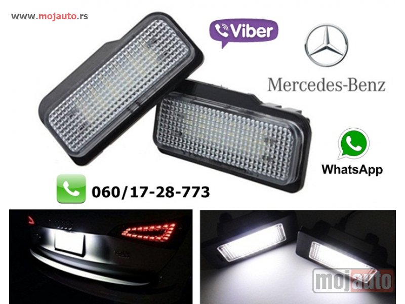 Led sijalice svetla za tablicu mercedes model 2