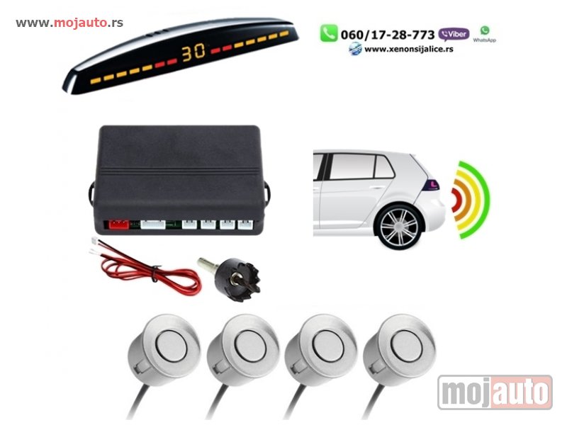 Parking senzori set model standard sivi