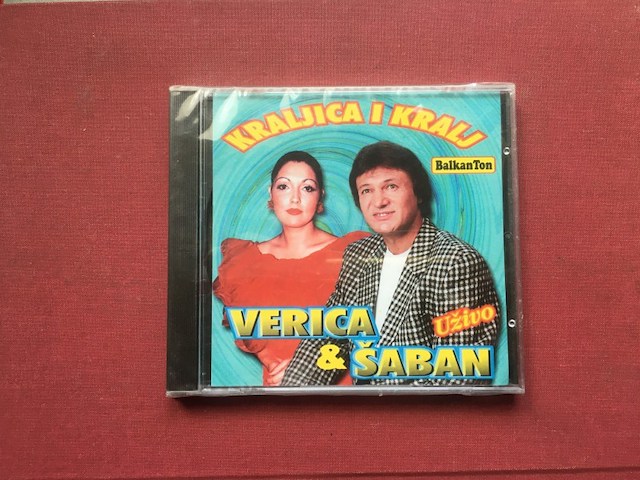 Verica i Šaban - Kraljica i kralj -uživo CD NEOTPAKOVAN