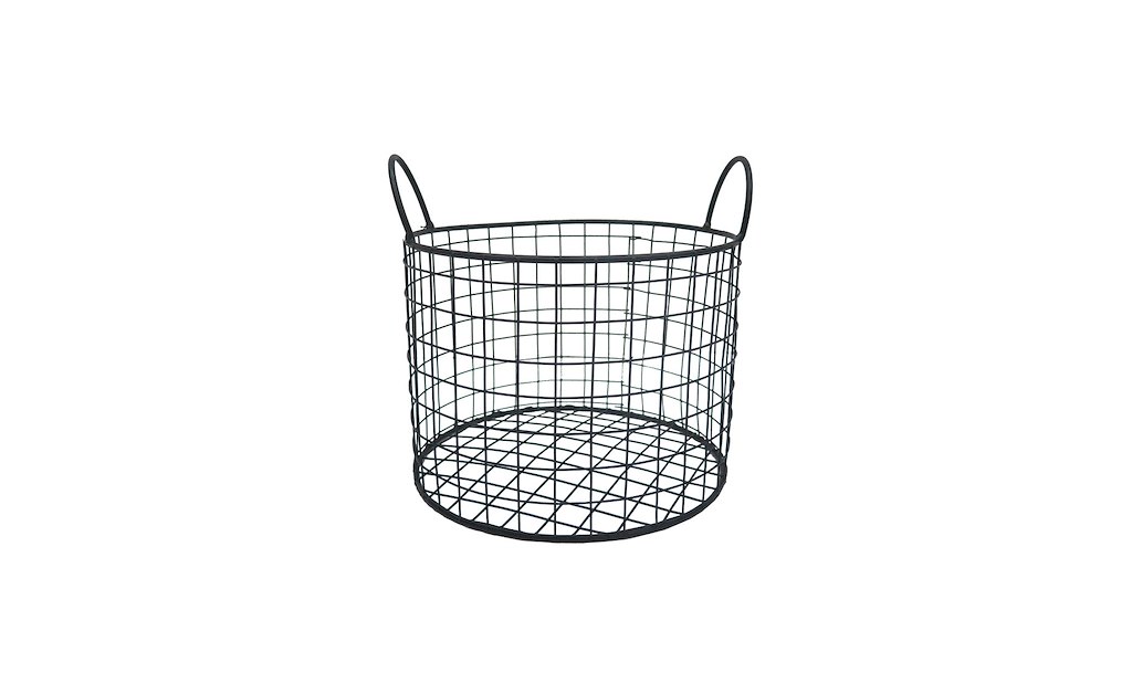 Ukrasna korpa Wire 27x27x20cm crna