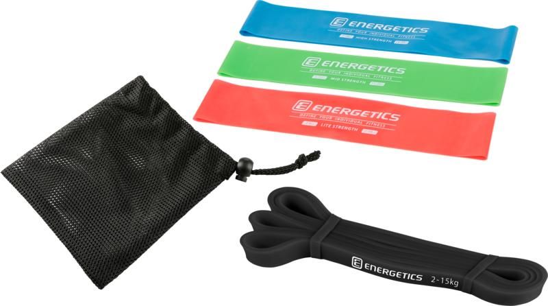 Energetics FT BANDS SET, fitnes set, crna