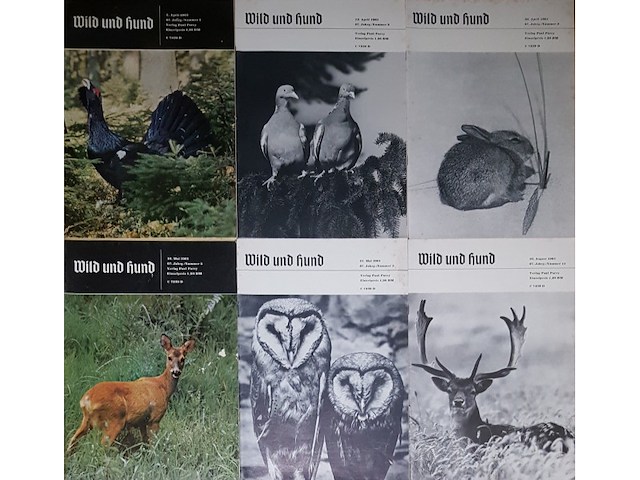 Lovački Časopisi `WILD UND HUND` Germany (1964)