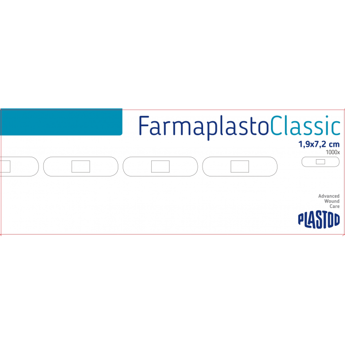 PLASTOD KLASIČAN FLASTER 1,9x7,2 a1000 R223