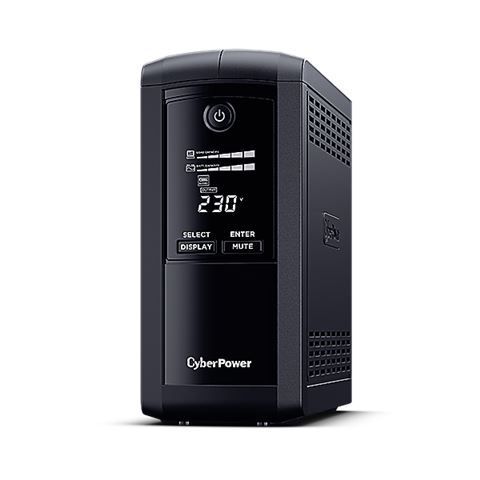 CyberPower - CyberPower 700VA/390W VP700EILCD, line-int., Euro, desktop