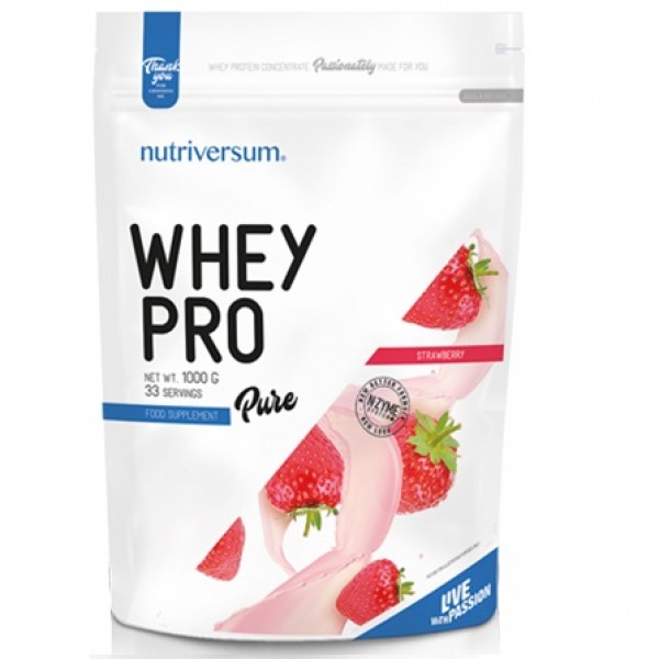 NUTRIVERSUM Whey Pro 1000gr jagoda