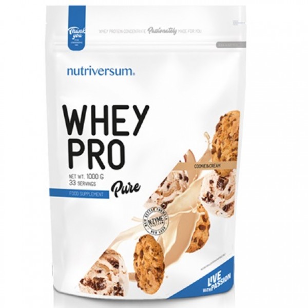 NUTRIVERSUM Whey Pro 1000gr keks krem