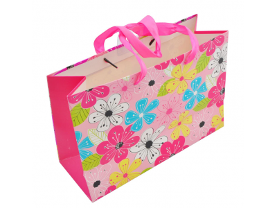 KESA BRIGHT FLORAL M SHOPPER