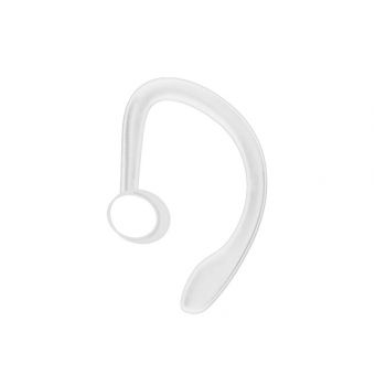 Silikonski drzac za uvo za Bluetooth slusalicu desni beli.