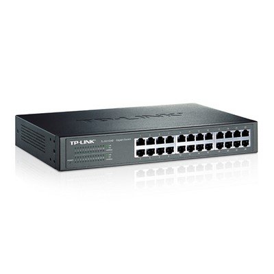 TP-Link 24-Port Gigabit Desktop/Rackmount Switch, Supports MAC address self-learning, Auto MDI/MDIX and Auto negotiation | TL-SG1024D