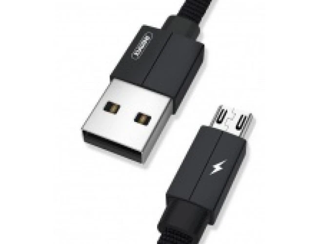 Remax Kerolla crni kabl za punjač USB A (muški) na micro USB (muški) 1m