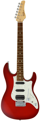 FGN Fujigen JOS2FMG/TRT Transparent Red Burst električna gitara