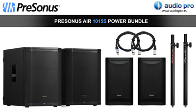 PreSonus AIR 10/15s - POWER BUNDLE
