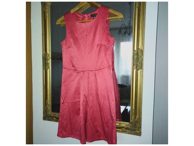 Satenska rouge red haljina; 36/S