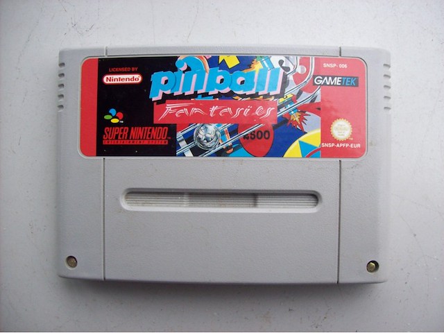 SNES - pinball Fantasies - Japan