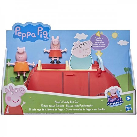 Peppa pig peppas family red car ( F2184 )