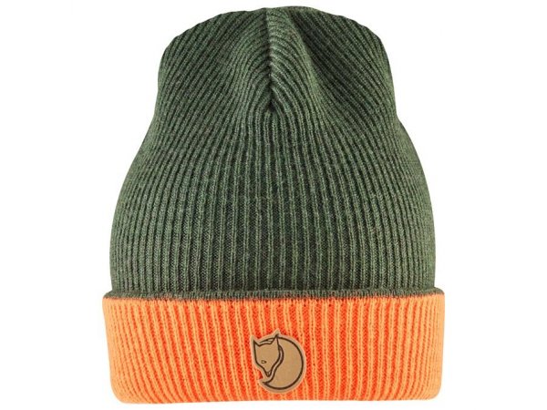 FJALL RAVEN KAPA SORMLAND REVERSIBLE DARK OLIVE ORANGE