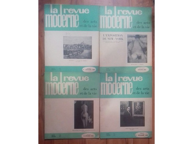 LA REVUE MODERNE 1964. i 1965. 4 broja R A R I T E T