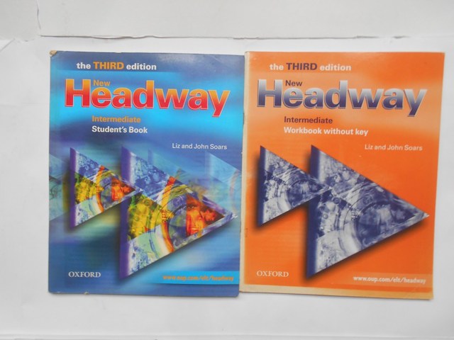 New Headway english,  intermediate, engleski, u+rs