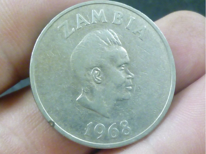 Zambija, 20 ngwee 1968