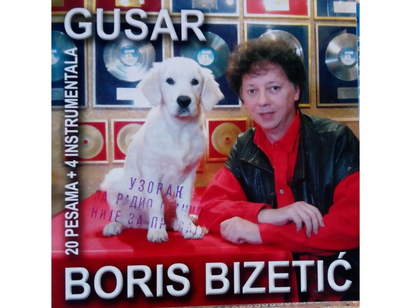 cd Boris Bizetić Gusar..20 pesama+4 instrumentala