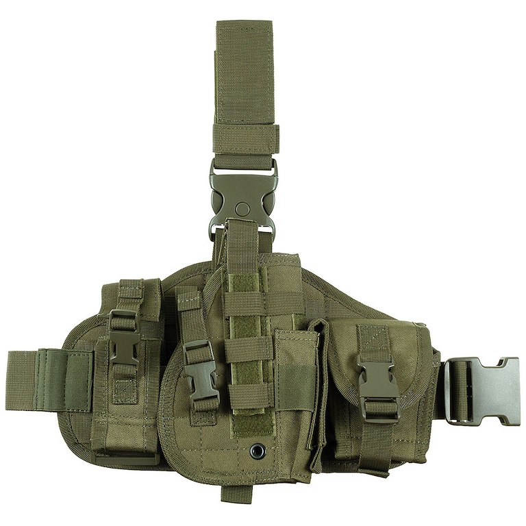 Holster MOLLE sa paučevima desni OD zeleni