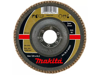 Lamelni disk za INOX Zirkon 115mm A40 Makita