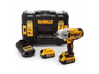 Akumulatorski udarni odvijač bez četkica 1/2" 18V 5Ah DCF899P2 DeWALT