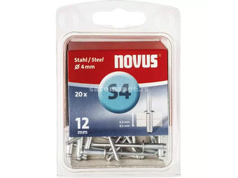 Pop nitne čelične S4 x 12mm 20kom Novus