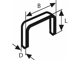 Spajalica tip 53 11.4/8mm (5000 kom.) BOSCH