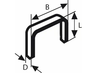 Spajalica tip 53 11,4 x 0,74 x 10 mm (1000 kom.) BOSCH