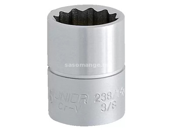 Ključ nasadni, prihvat 3/8", dvanaestougaoni 238/1 12p 12mm UNIOR