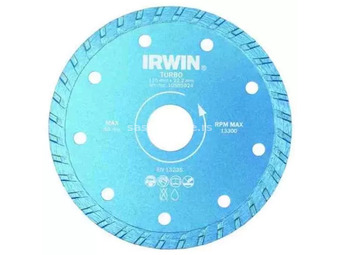 Dijamantska ploča za sečenje cigli, keramike TURBO 230mm/22.22 IRWIN