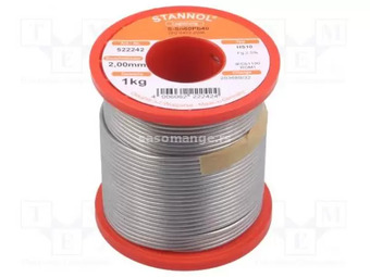 Žica za lemljenje Tinol punjena 2mm 1000gr Sn60/Pb40 Stannol