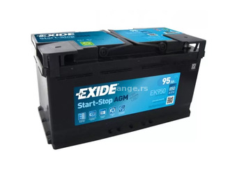 Akumulator Start-Stop AGM EK950 12V 95Ah EXIDE