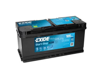 Akumulator Exide Start-Stop AGM EK1050 12V 105Ah EXIDE