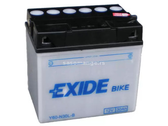 Moto akumulator EXIDE BIKE Y60-N30L-B 12V 30Ah EXIDE