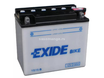 Moto akumulator EXIDE BIKE YB16-B 12V 19Ah EXIDE