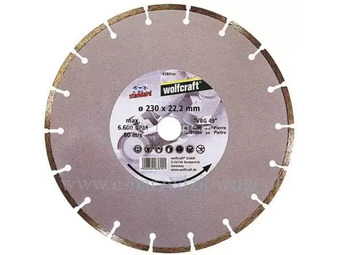 Dijamantska rezna ploča Standard-Universal, segmentna Ø 230 x 22,23 WOLFCRAFT