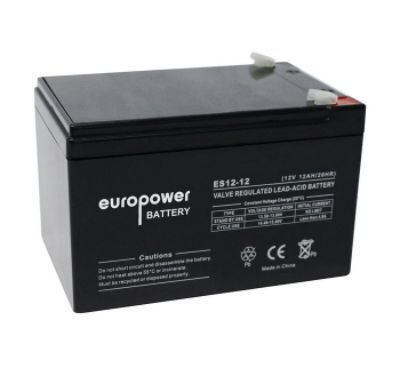 EUROPOWER - Baterija za UPS 12V 12Ah EUROPOWER