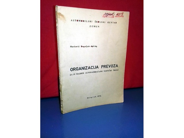 ORGANIZACIJA PREVOZA ZA 4. RAZRED