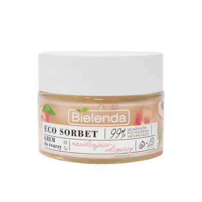 Hranljiva krema za hidrataciju kože lice BIELENDA Eco Sorbet breskva 50ml