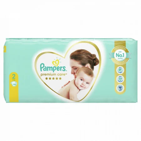 PAMPERS 2 PREMIUM CARE 46KOM